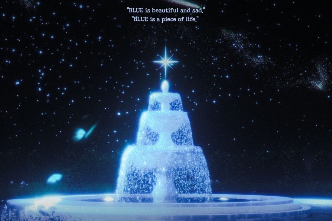 ZEROBASEONEunveils title poster for their upcoming album, “BLUE PARADISE”