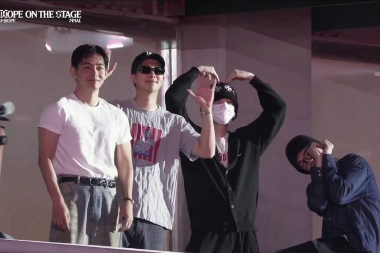 BTS’ SUGA, RM, JImin and V attended J-Hope’s “HOPE ON THE STAGE” Final show