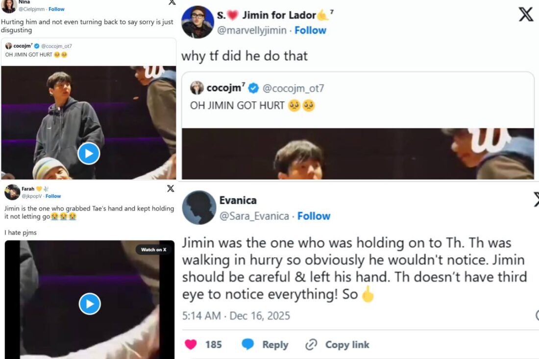 BTS’ V sparks controversy after seemingly hurting Jimin during a live ...