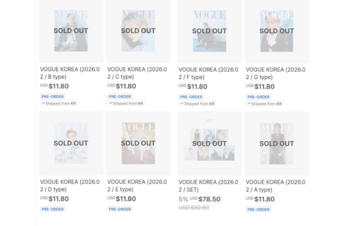 BTS’ Jimin’s Vogue cover magazine issues are sold out before their ...