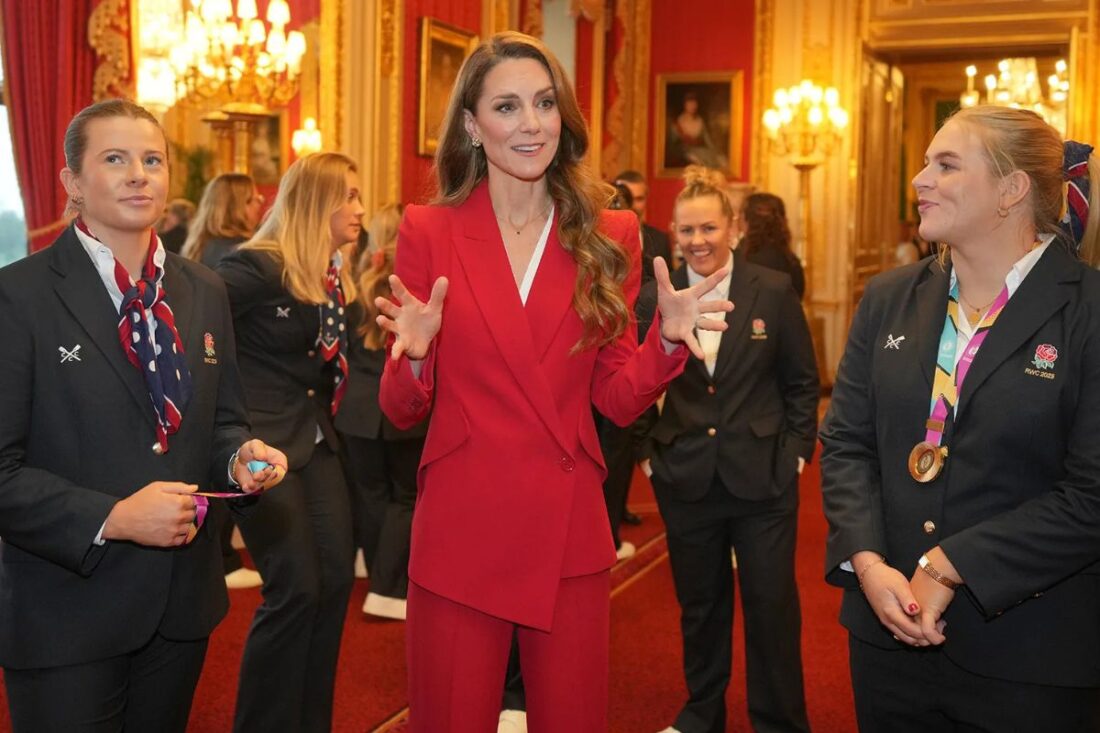 Kate Middleton shares her rule for playing rugby with Prince George at home