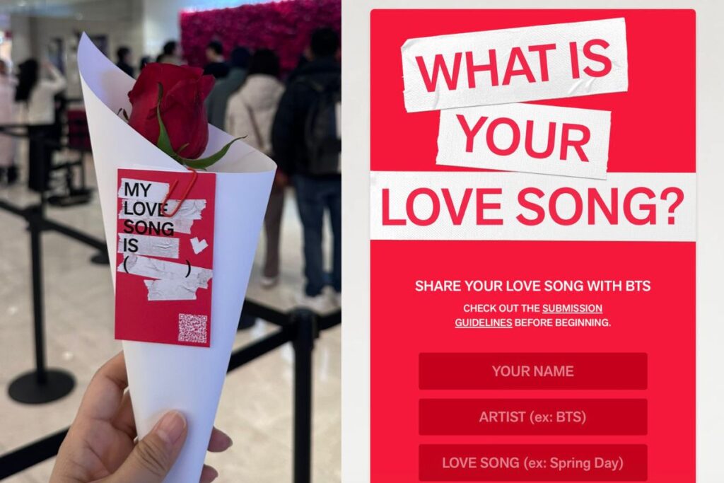 BTS celebrates Valentine's Day with the 'What Is Your Love Song?' event ...