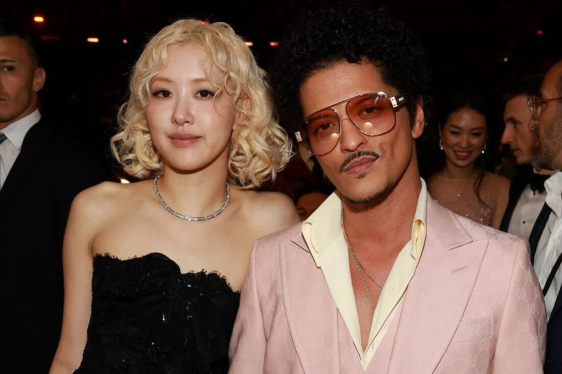 BLACKPINK's Rosé and Bruno Mars ate pizza after their 2026 Grammy's ...