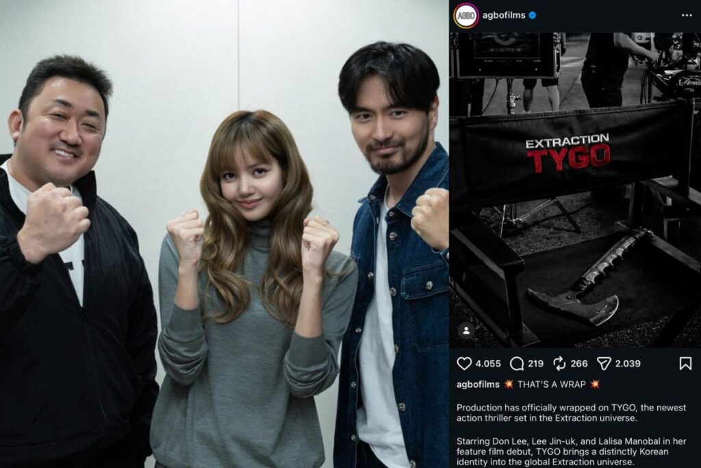 BLACKPINK's Lisa's upcoming movie 'TYGO' has finished filming