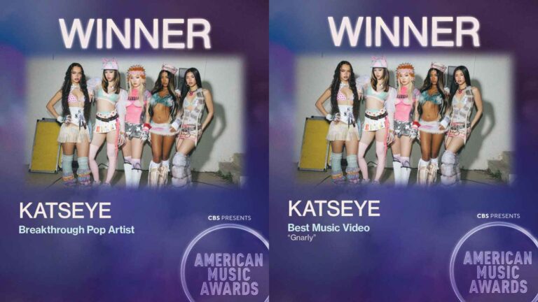 KATSEYE wins three awards at the American Music Awards