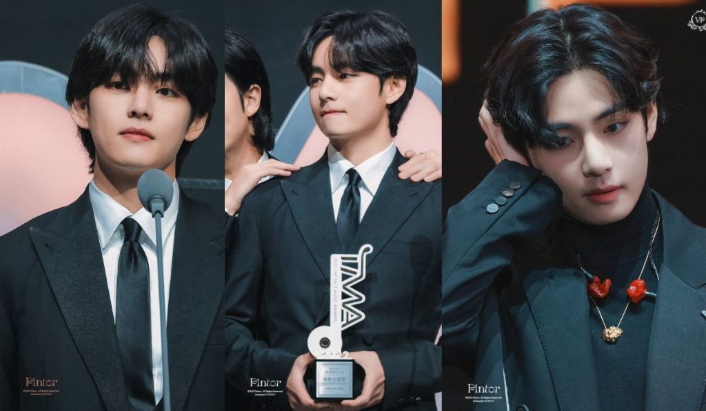 V de BTS se roba todas las miradas en los Fact Music Awards 2022