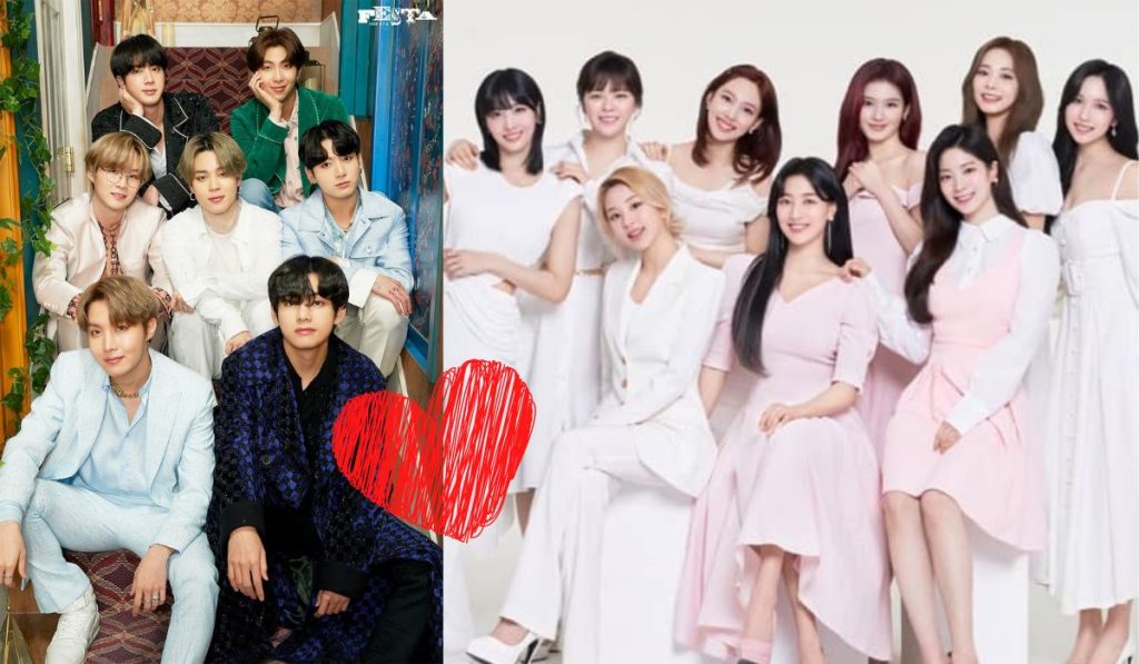 BTS logró enamorar a dos miembros de Twice por esta razón