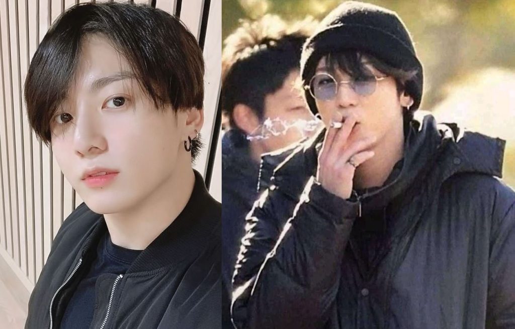 Jungkook de BTS es supuestamente captado fumando en plena calle