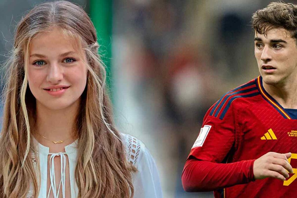 Gavi anotó un gol en el Barcelona y se lo dedicó a la Princesa Leonor