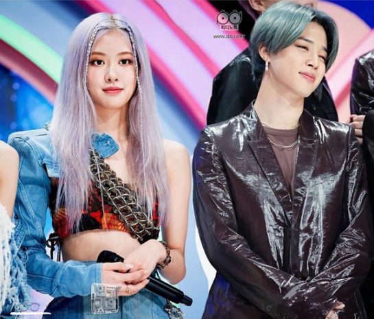 Jimin de BTS y Rose de BLACKPINK fueron vistos juntos por primera vez e ...
