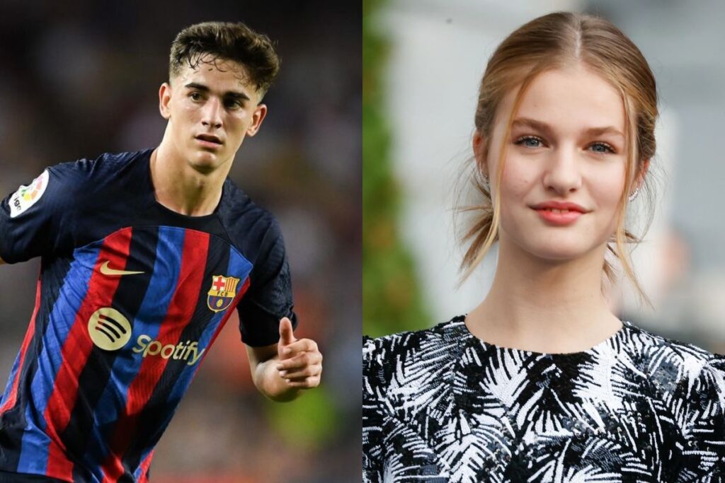 La Princesa Leonor feliz tras lograr que Gavi sea del primer equipo del ...