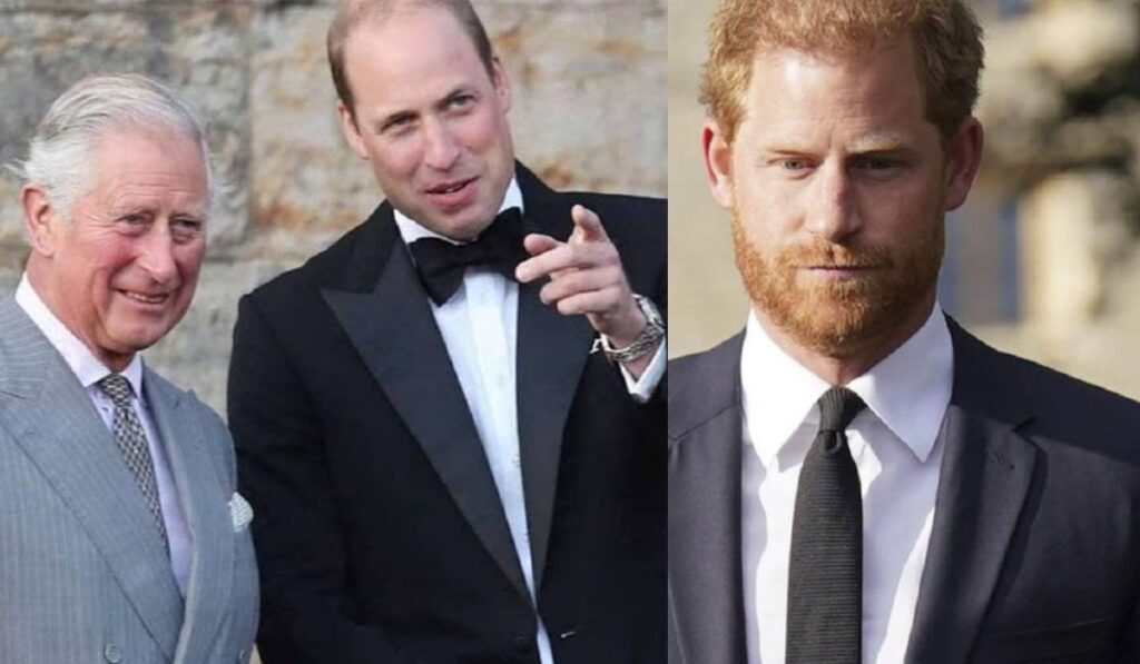 El rey Carlos III y el príncipe William han rechazado al príncipe Harry ...