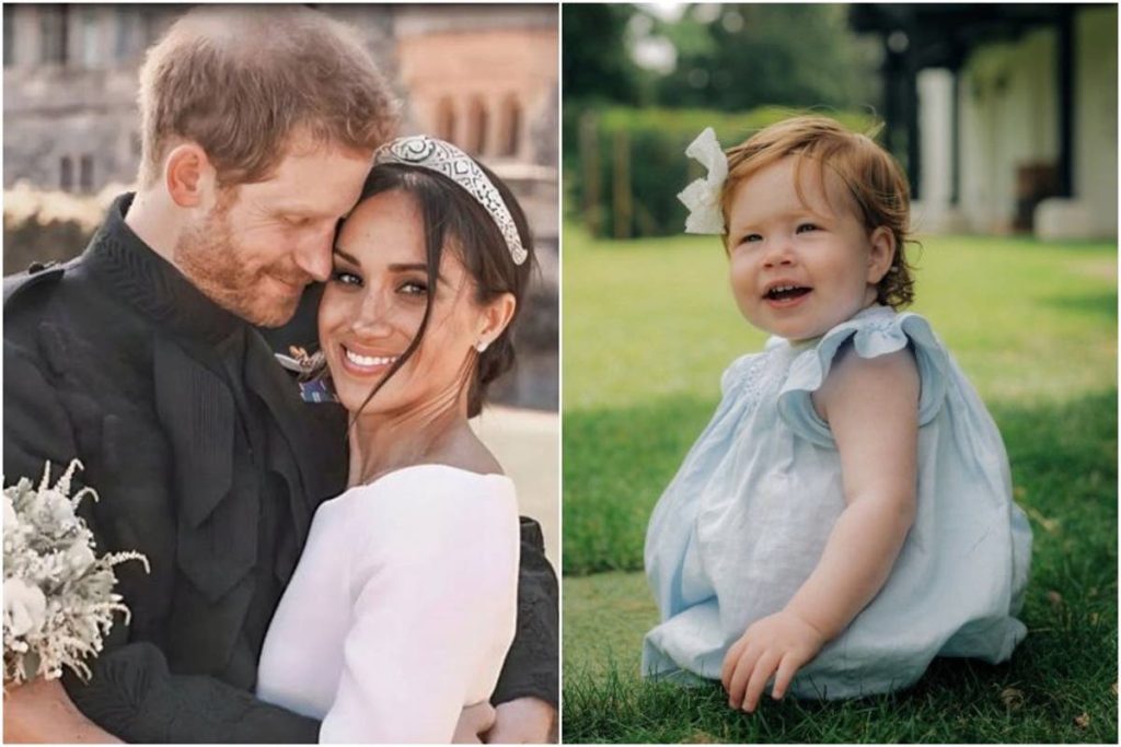 La familia real británica no felicita a Lilibeth, la hija del Príncipe Harry y Meghan Markle en ...