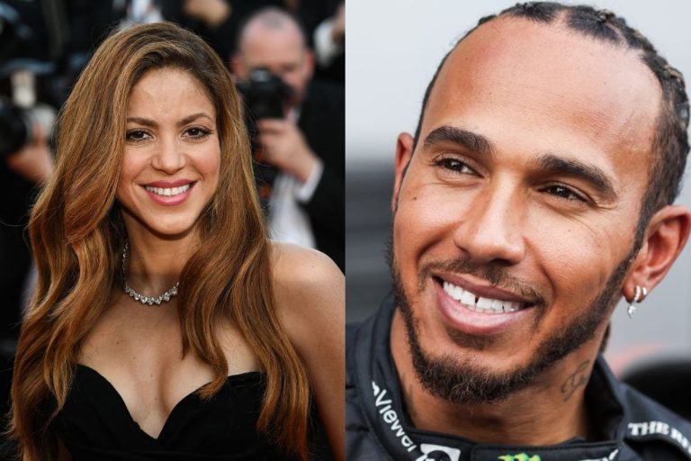 Shakira y el piloto Lewis Hamilton nuevamente se dejan ver en publico