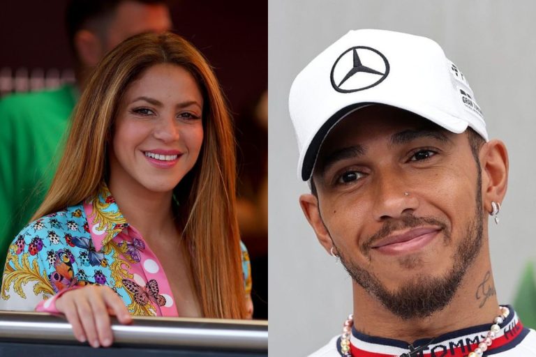 Shakira y el piloto Lewis Hamilton nuevamente se dejan ver en publico