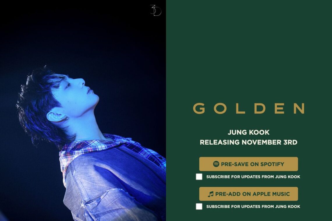 Jungkook de BTS anuncia su álbum debut solista ‘GOLDEN’ y revela la fecha oficial de estreno