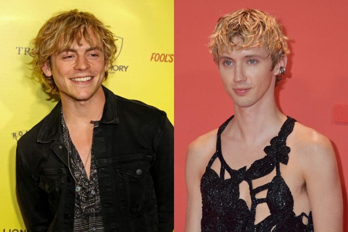 La candente escena entre Ross Lynch sin camisa y Troye Sivan en femboy para 'One Of Your Girls'