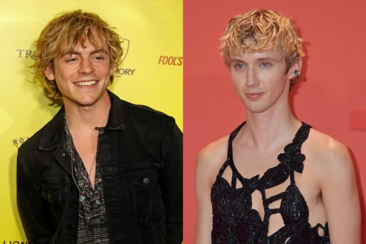 La candente escena entre Ross Lynch sin camisa y Troye Sivan en femboy ...