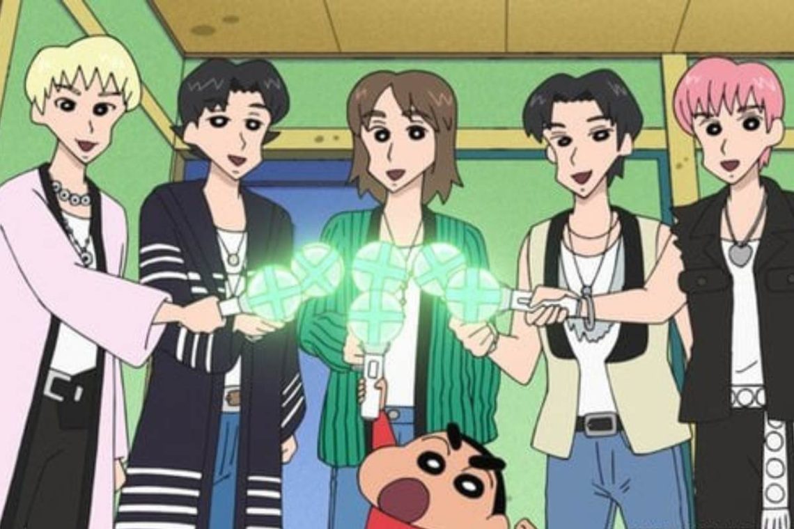 Los chicos de TXT harán un cameo especial en la serie 'Crayon Shin-chan'