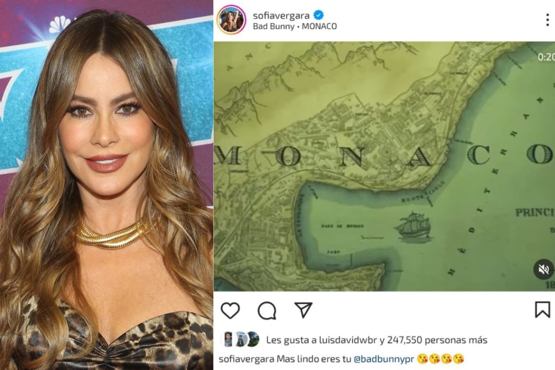 Sofía Vergara le responde a Bad Bunny por mencionarla en su canción 'Mónaco'