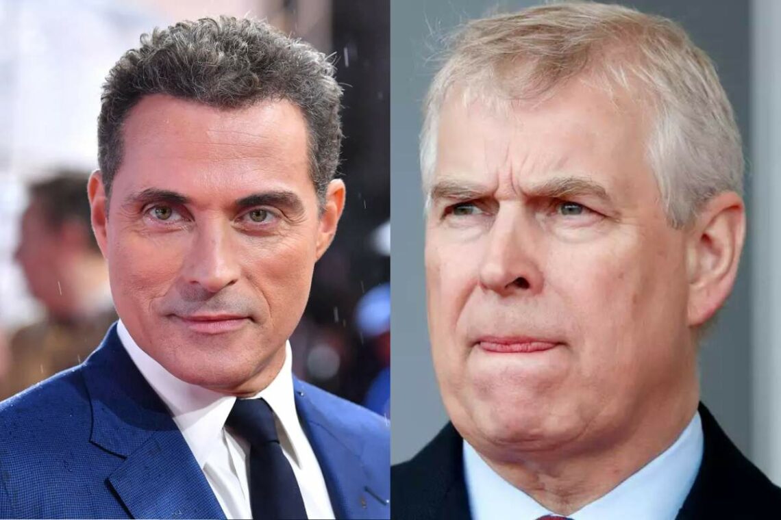 Así es como el actor Rufus Sewell se transforma en el príncipe Andrés ...