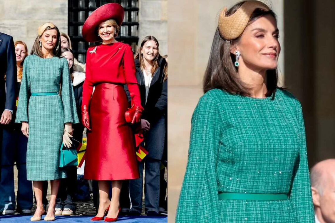 El elegante outfit que lució la reina Letizia en la ceremonia de ...