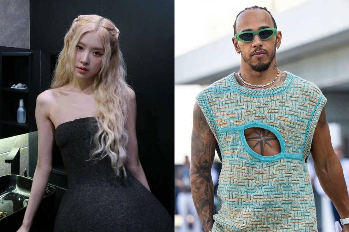 Rosé de BLACKPINK y Lewis Hamilton aparecen juntos encantando con su ...