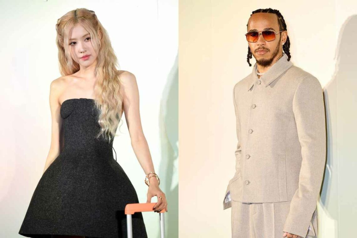 Rosé de BLACKPINK y Lewis Hamilton aparecen juntos encantando con su ...