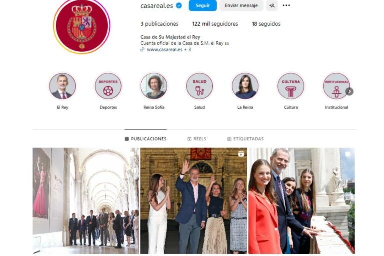 La Familia Real Española finalmente abre su cuenta de Instagram con un ...