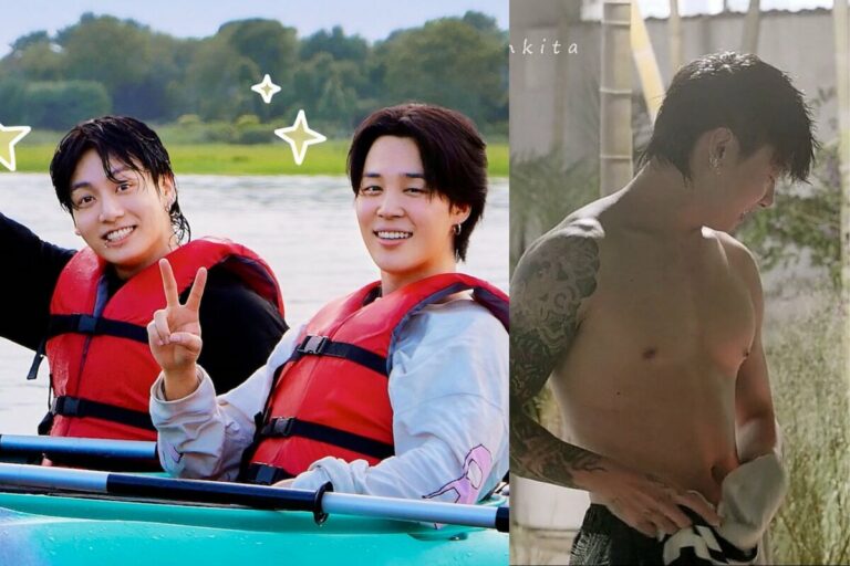 Jimin y Jungkook de BTS encienden las redes al mostrarse sin camisa en ...