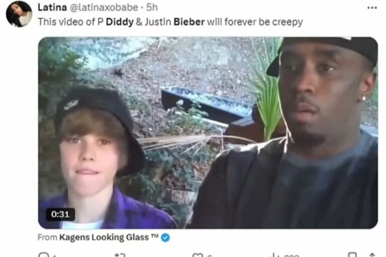 El perturbador vídeo de Diddy con Justin Bieber en medio de las ...