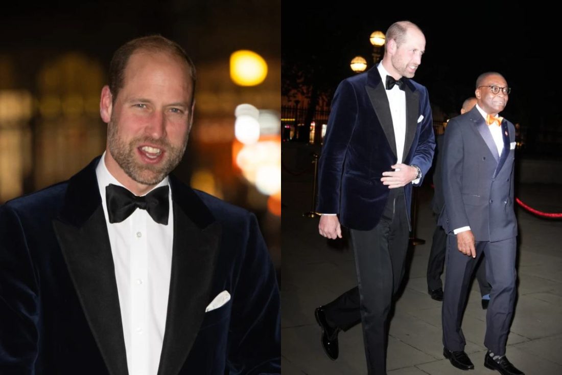 El príncipe William luce elegante en una deslumbrante entrega de ...