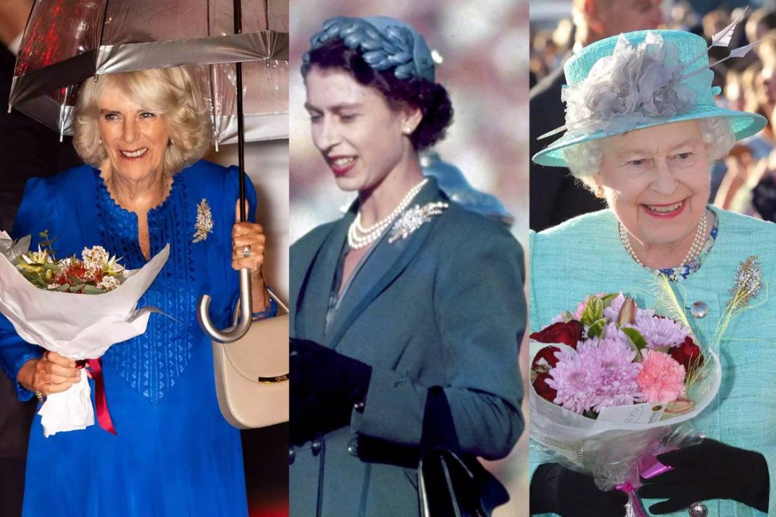 La reina Camilla Parker luce una joya simbólica de la reina Isabel II ...