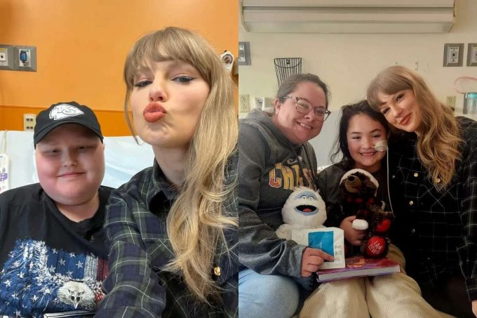 Taylor Swift hace emotiva visita a un hospital de niños en los Estados ...