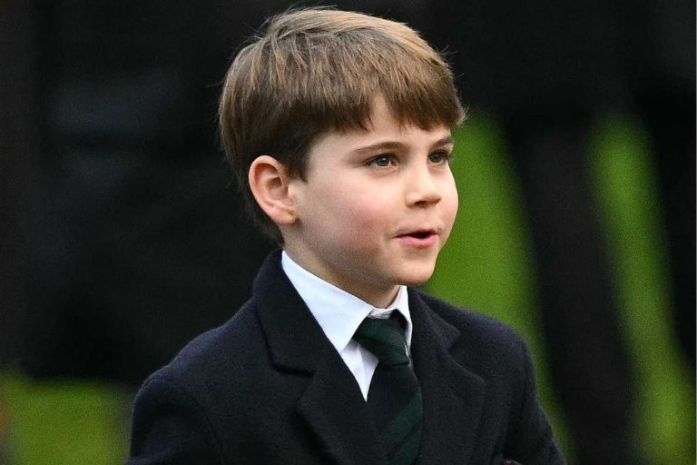 El príncipe Louis hizo reír a la multitud de Sandringham con sus ...