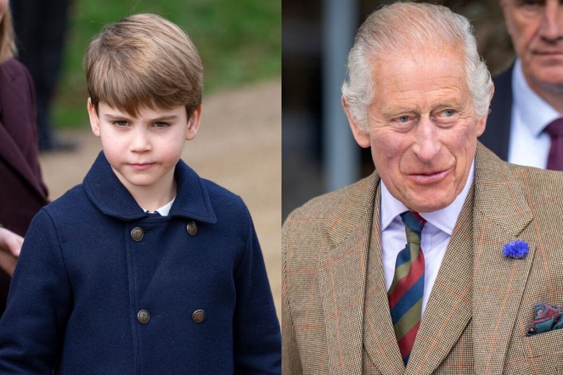 El príncipe Louis tiene un asombroso parecido con el rey Carlos III en una foto de hace 73 años
