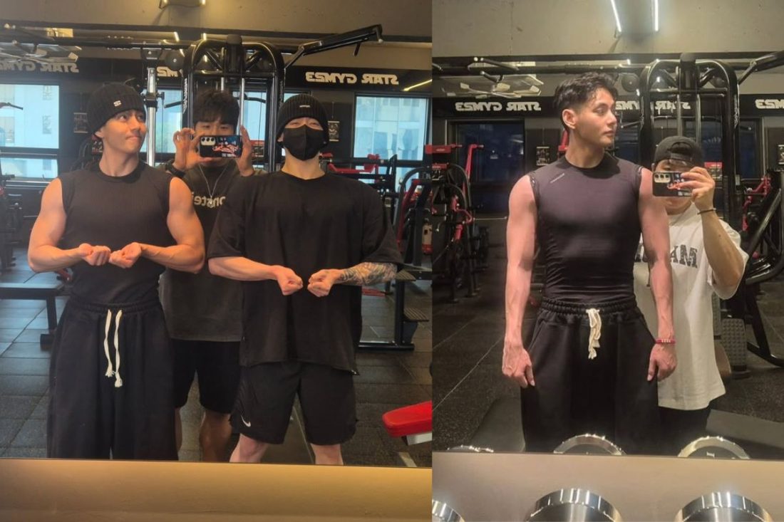 V y Jungkook de BTS presumen sus músculos en nueva actualización juntos