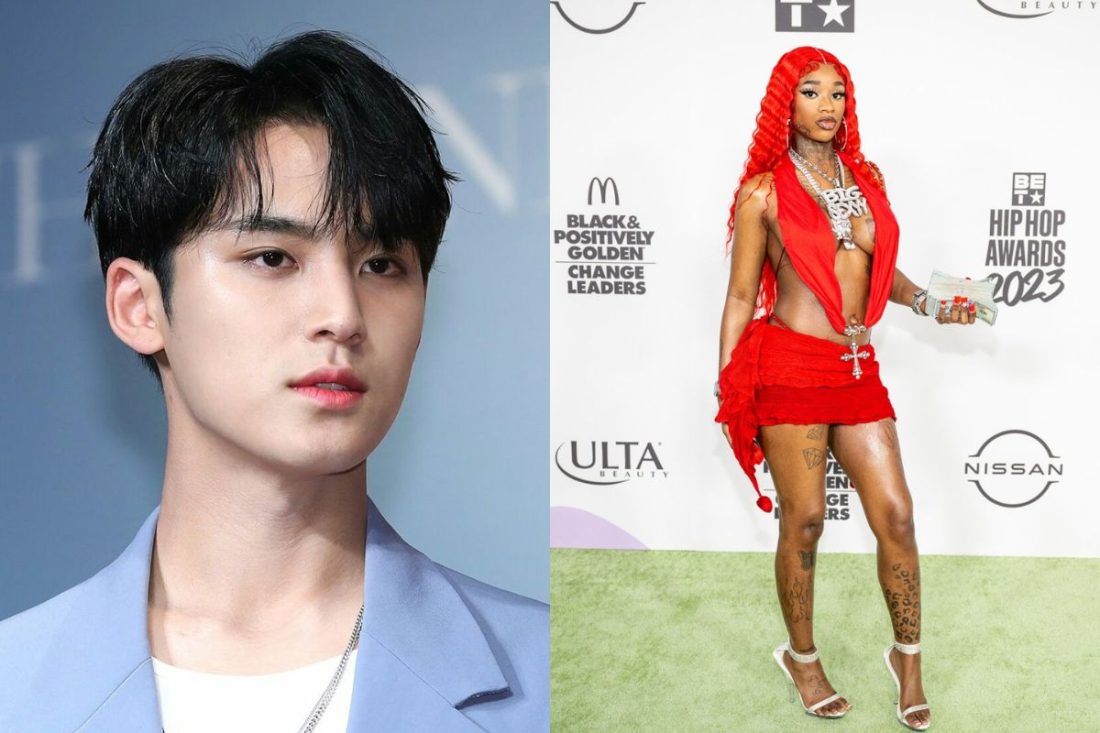 Mingyu de SEVENTEEN tiene una agradable interacción con Sexyy Red