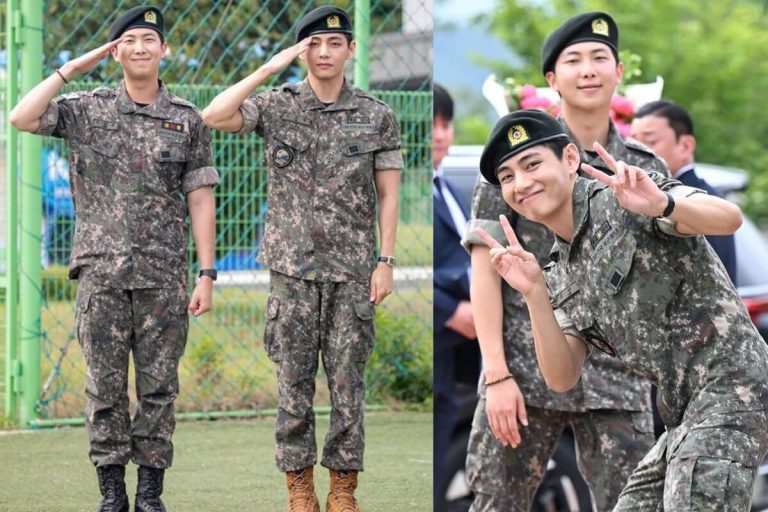 V de BTS actualiza a sus fans con nuevas y adorables fotos desde el servicio militar