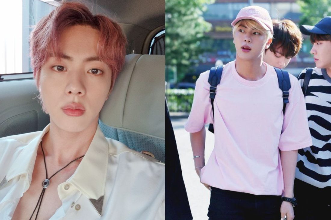 7 veces que Jin de BTS ha demostrado su amor por el color rosa
