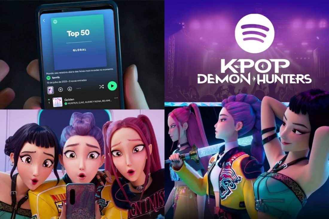 HUNTRX de 'KPop Demon Hunters' regresa al #1 de Spotify Global