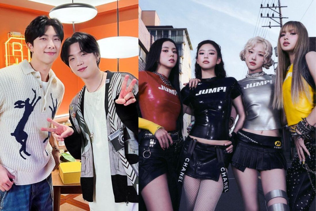 RM y Suga de BTS son captados disfrutando del concierto de BLACKPINK en ...
