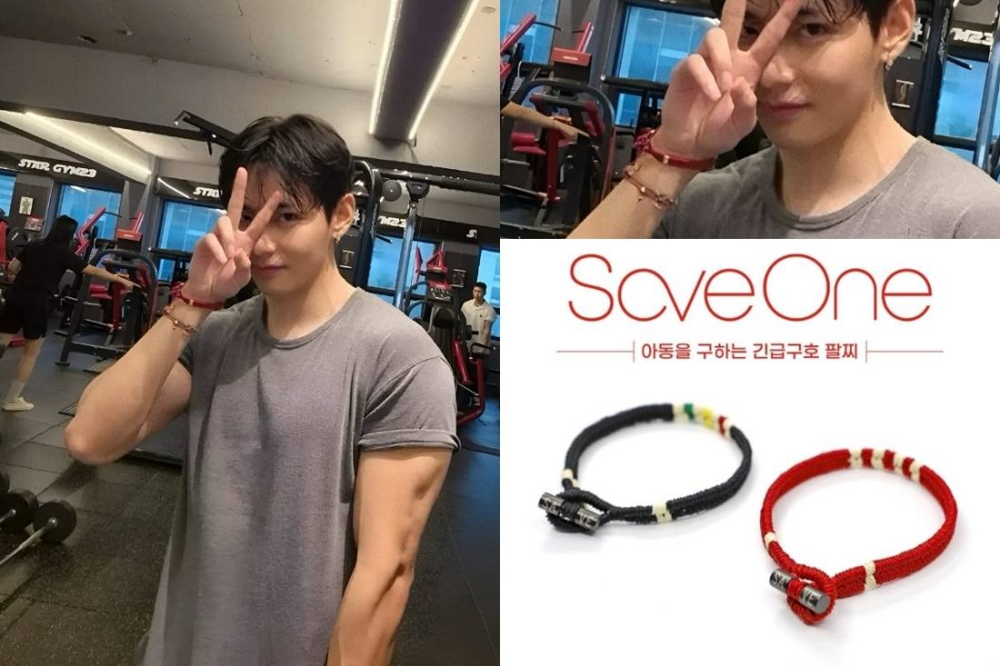 V de BTS vuelve a lucir su pulsera Save One en una nueva fotografía
