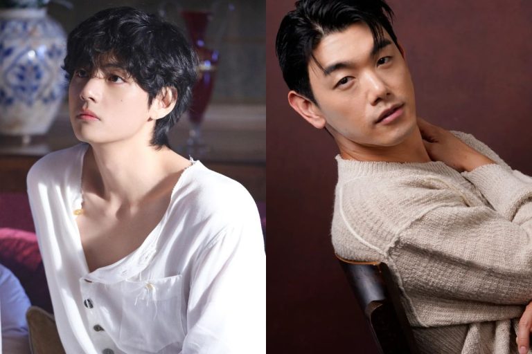 V de BTS y Eric Nam tuvieron un dulce encuentro en Paradise Art Night 2025