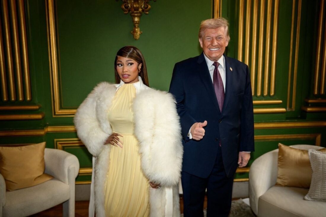 Nicki Minaj presume su 'Gold Card' de Donald Trump mientras es ...