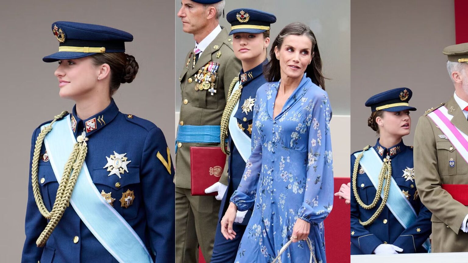 La princesa Leonor y la reina Letizia roban miradas en el día de las ...